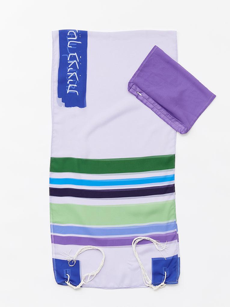 Chiffon Tallit - Bat Mitzvah Tallit - Advah Designs