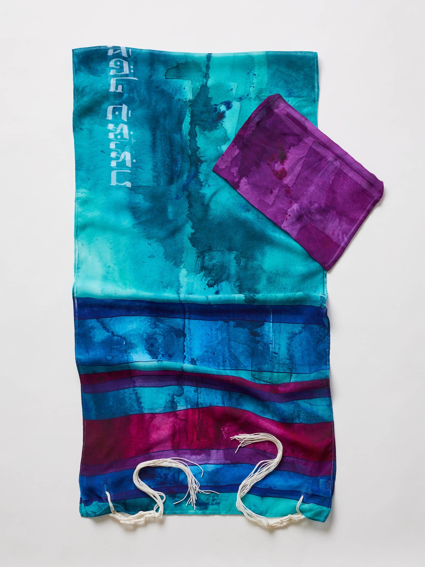Chiffon Tallit - Bat Mitzvah Tallit - Advah Designs